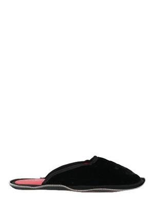 MAISON MARGIELA Textile Fiber Slippers - Black