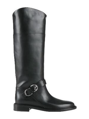 Rag & Bone Leather Riding Boots With Buckle Detail - Black