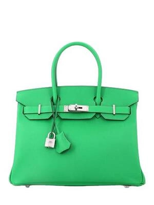 Hermès Birkin Handbag Epsom With Palladium Hardware 30 - Green