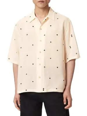 ALLSAINTS Cardsuit Camp Shirt - Ecru