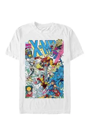 MARVEL: X-MEN Marvel X-men Comic Cover Graphic T-shirt - White