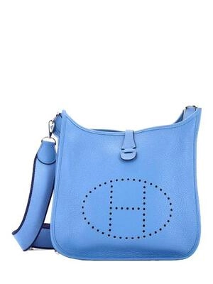 Hermès Evelyne Bag Gen Iii Clemence Pm - Blue