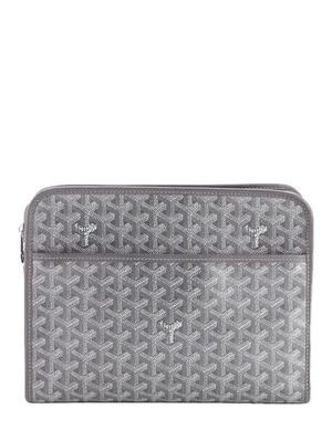Goyard Jouvence Toiletry Pouch Coated Canvas Gm - Grey