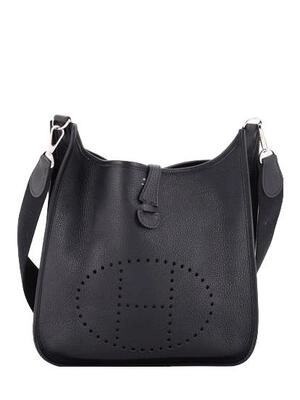 Hermès Evelyne Bag Gen Ii Clemence Pm - Black