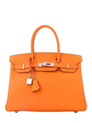 Hermès Birkin Handbag Epsom With Palladium Hardware 30 At Nordstrom Orange