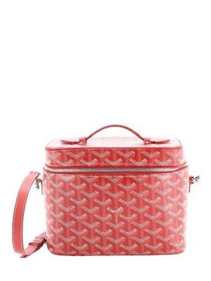 Goyard Muse Vanity Case Coated Canvas Mini - Red