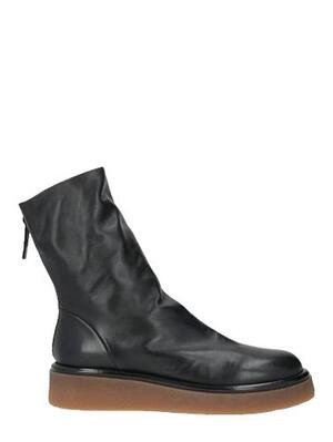 HALMANERA Leather Ankle Boots - Black