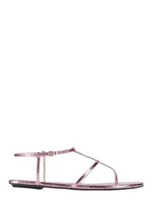 LORIBLU Leather Sandals - Pink