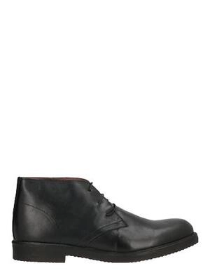 CALPIERRE Leather Ankle Boots - Midnight Blue