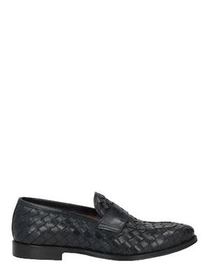 BALDININI Midnight Leather Loafers - Blue