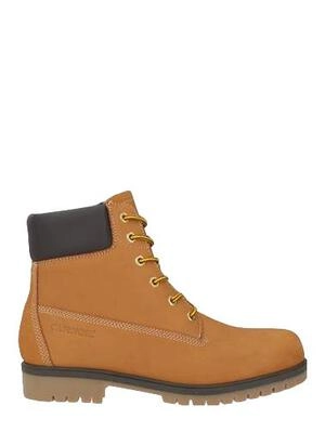 CAFÈNOIR Leather Ankle Boots - Yellow