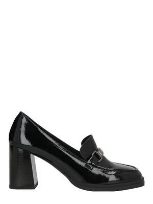 BRACCIALINI Embellished Loafers With Block Heel - Black
