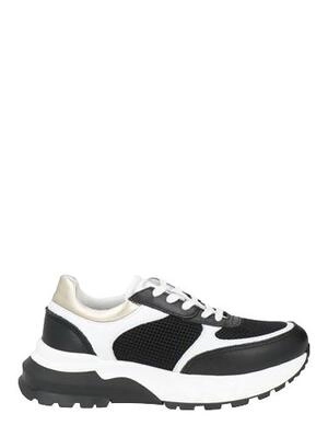 BALDININI Leather And Textile Fiber Sneakers - Black