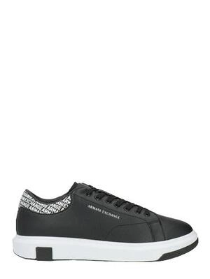 Armani Exchange Synthetic Material Low Top Sneakers - Black