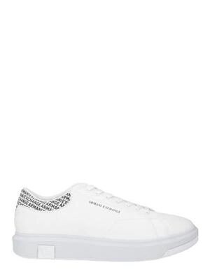 Armani Exchange Synthetic Material Low Top Sneakers - White