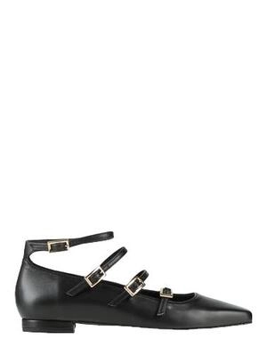 ALOHAS ALOHAS Leather Ballet Flats With Buckle Detailing