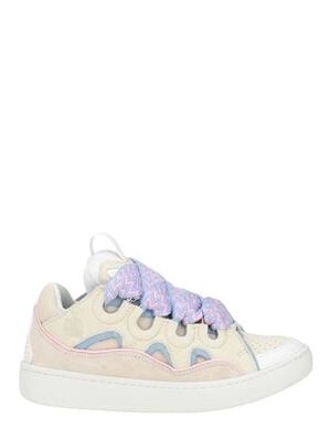 LANVIN Sneakers Calfskin & Polyester - Beige