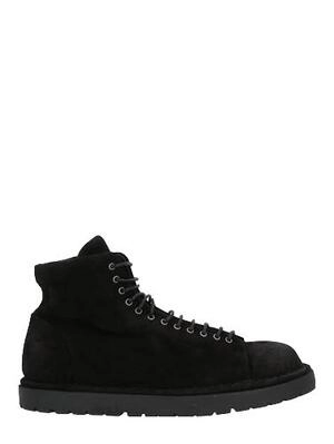 Marsèll Lace-up Suede Ankle Boots - Black