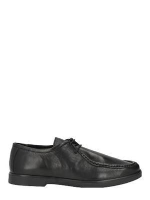 CERRUTI 1881 Cow Leather Lace-up Shoes - Black