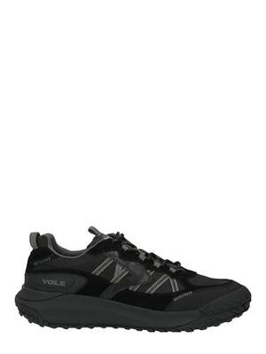 VOILE BLANCHE Leather And Textile Low-top Sneakers - Black
