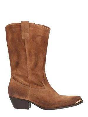 FABRIZIO CHINI FABRIZIO CHINI Suede Cowboy Boots With Pointed Toe And Cuban Heel