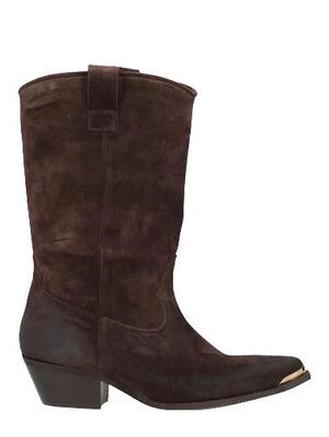 FABRIZIO CHINI Cowboy Boots - Dark Brown