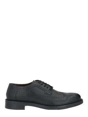 TF SPORT Leather Lace-up Brogues - Black
