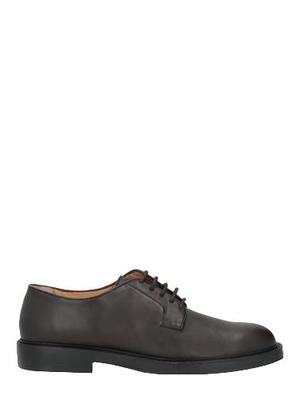 TF SPORT Leather Derby Shoes - Dark Brown