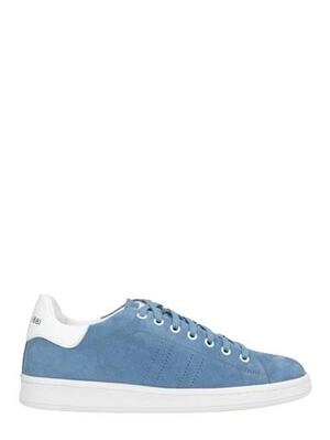 CERRUTI 1881 Light Calfskin Low-top Sneakers - Blue