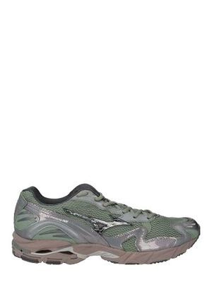 Mizuno Wave Rider Textile Fiber And Synthetic Material Sneakers - Green
