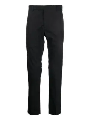 PT TORINO Tailored Trousers With Belt Loops - Black