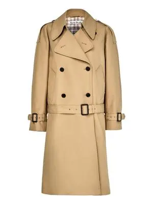 Acne Studios Lapel Long-sleeved Coat - Nude