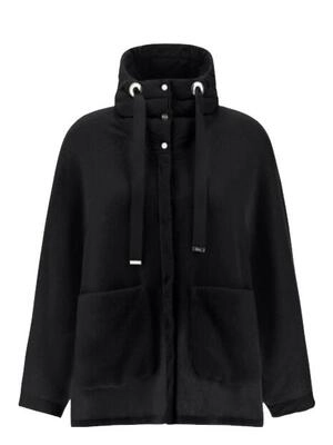 Herno Drawstring Hooded Jacket - Black