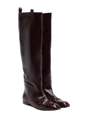 KHAITE Khaite "Colt" Leather Knee-High Boots