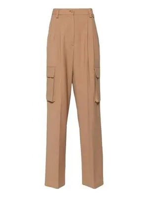 HERNO Herno High-Waisted Cargo Tailored Trousers