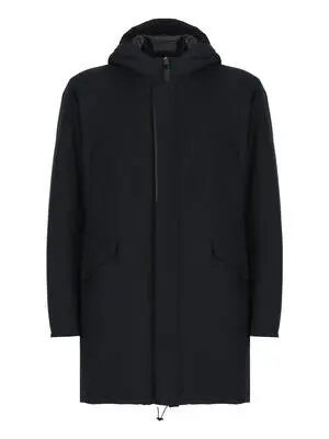Herno Zip-up Hooded Parka - Blue