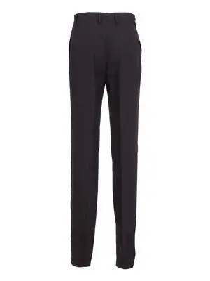 Alberta Ferretti High-waisted Formal Trousers - Black