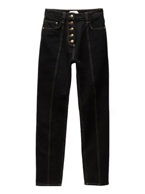 VERSACE Versace Belt Loop Jeans With Button Detailing