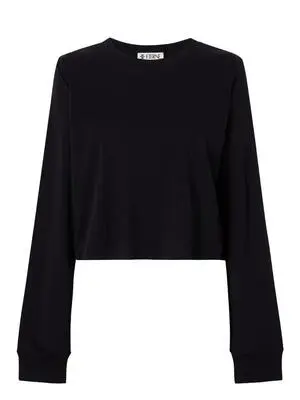 Eterne Cotton And Modal-blend Jersey T-shirt - Black