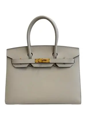 Hermès Hermès Birkin Sellier 30cm Epsom Leather Bag Cream