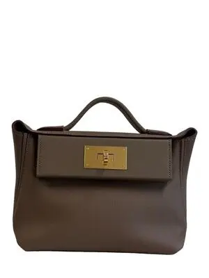 Hermès 24/24 Evercolor/swift Gold Hardware - Etoupe