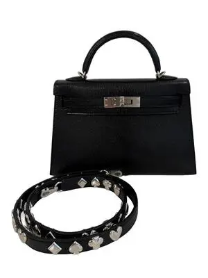 Hermès Mini Kelly Clou De Coeur Bag - Black