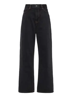 Wardrobe.NYC High-rise Straight Jeans In Indigo - Blue