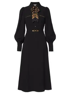 Zimmermann Utility Belted Midi Dress - Black