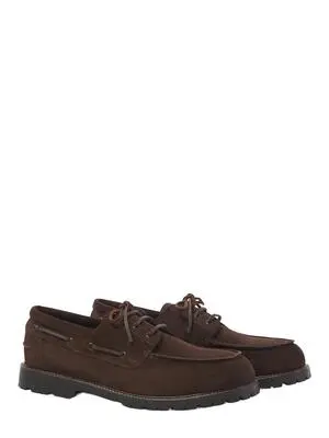 Studio Nicholson Suede Boat Shoes - Brown