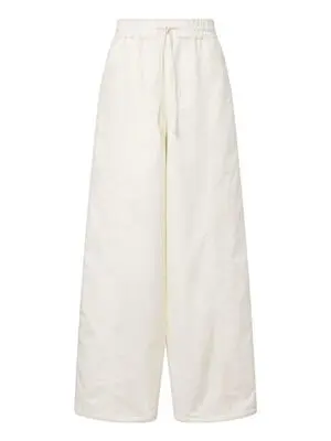 Bottega Veneta Cotton Toile Wide-leg Pants - White