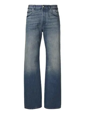 Dries Van Noten Faded Straight Leg Jeans - Blue