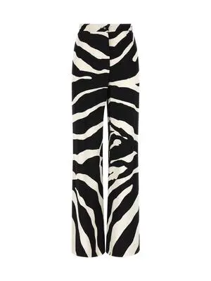 Dolce & Gabbana Zebra' Print Palazzo Pants - Multicolor