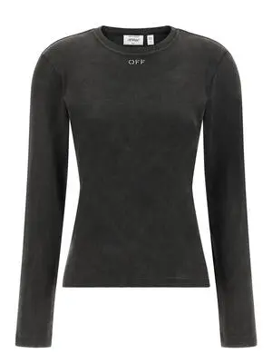 Off-White Off-White Women 'Off Stamp' T-Shirt Black