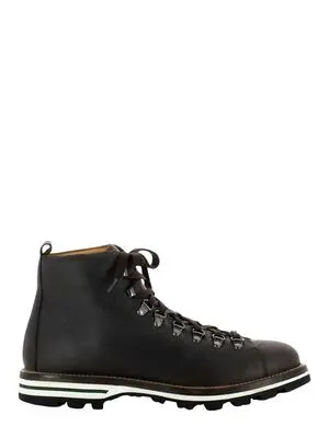 MONPIZ Falcade Pedula Leather Lace-up Boots - Brown